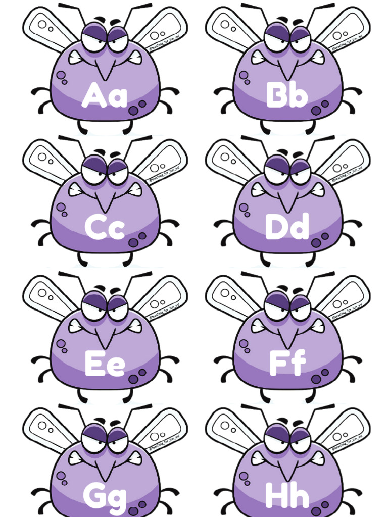 Mosquito ABC Slap | PDF