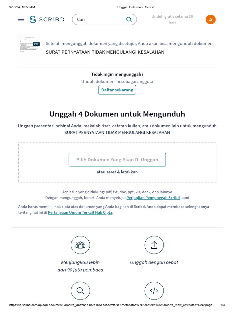 Unggah Dokumen - Scribd | PDF