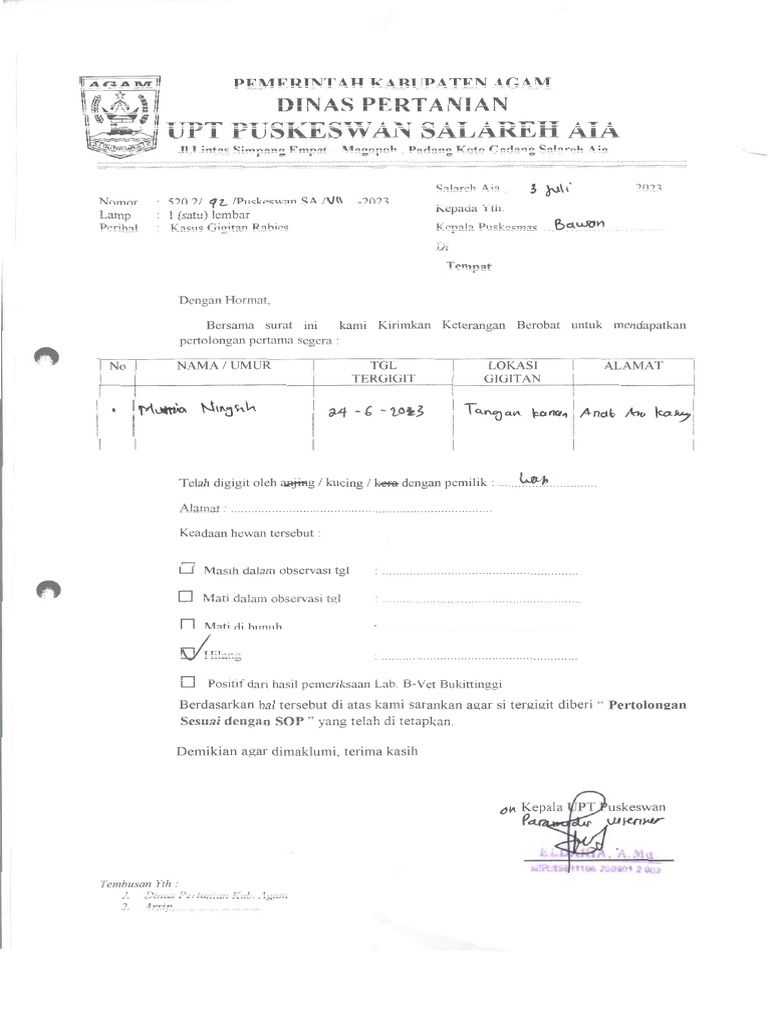 Pliskes'Y'Vt - An Sala - Reh Aia: Dinas Pertanian | PDF