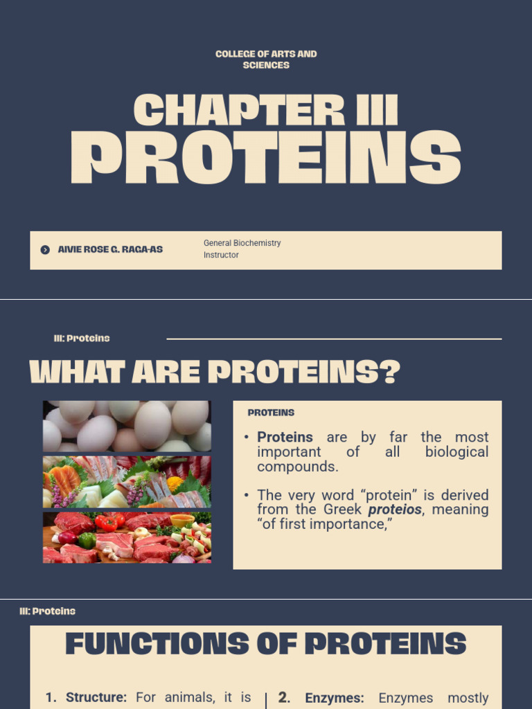 3.-Proteins | PDF