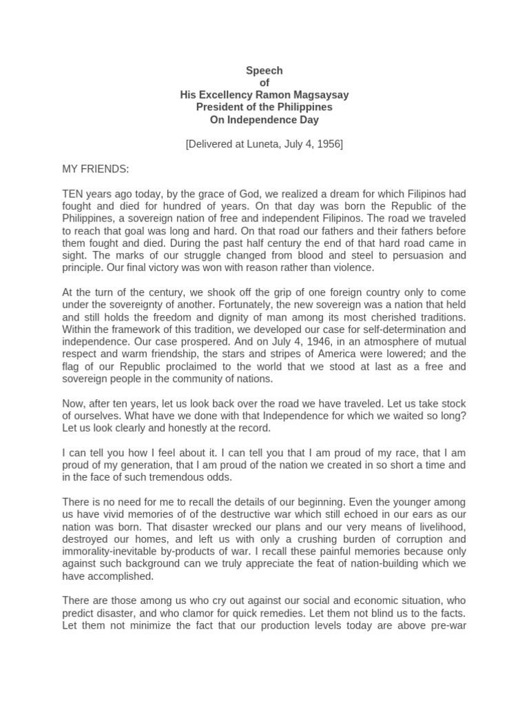 Speech | PDF
