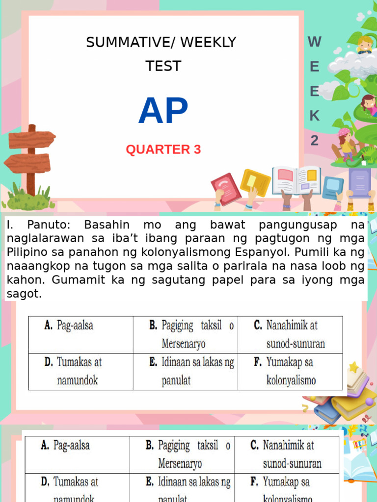AP 5-Unang Lagumang Pagsusulit | PDF