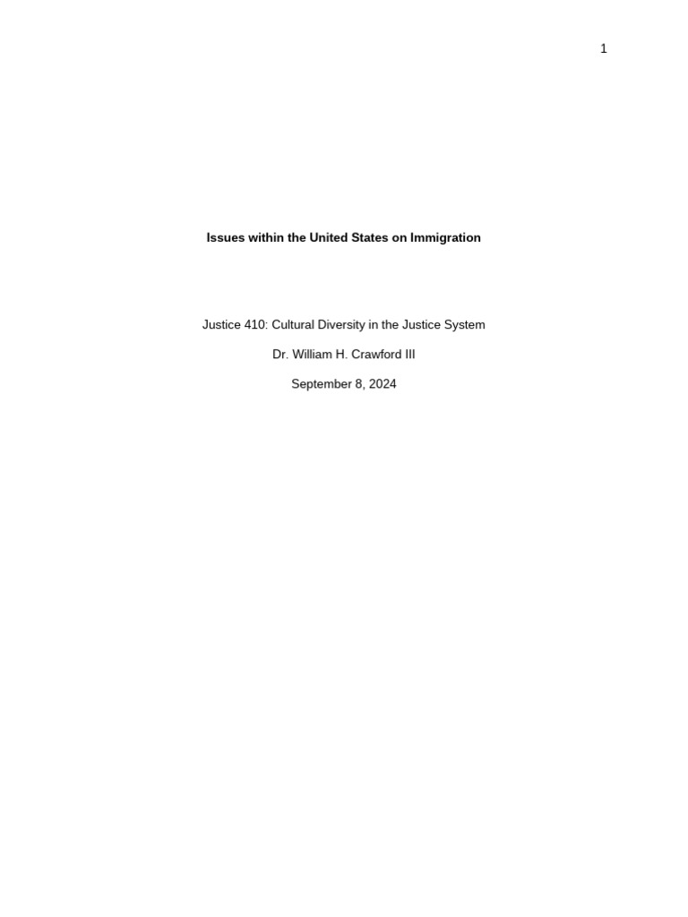 Immigrant Paper | PDF | U.S. Customs And Border Protection | Crimes