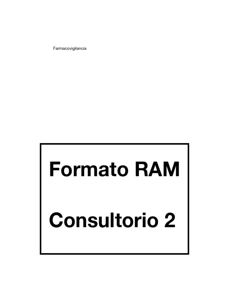 Formato RAM | PDF