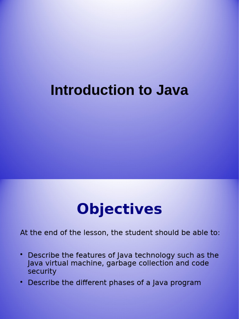 Chapter02-Introduction to Java | PDF
