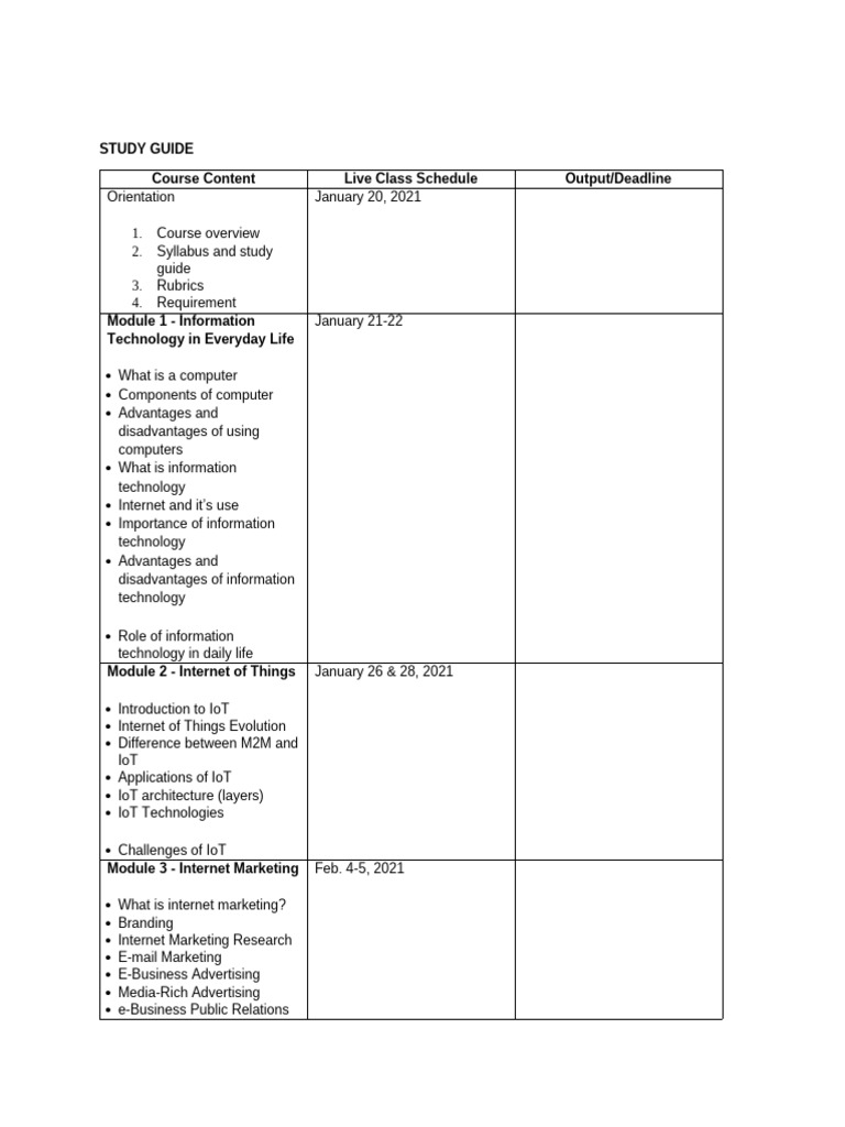 STUDY GUIDE Grade 8 | PDF