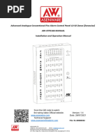 AW-FP300 Addressable Fire Alarm Control Panel Installation and Commissioning Manual | PDF ...