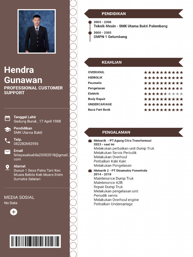 CV Hendra Palembang | PDF