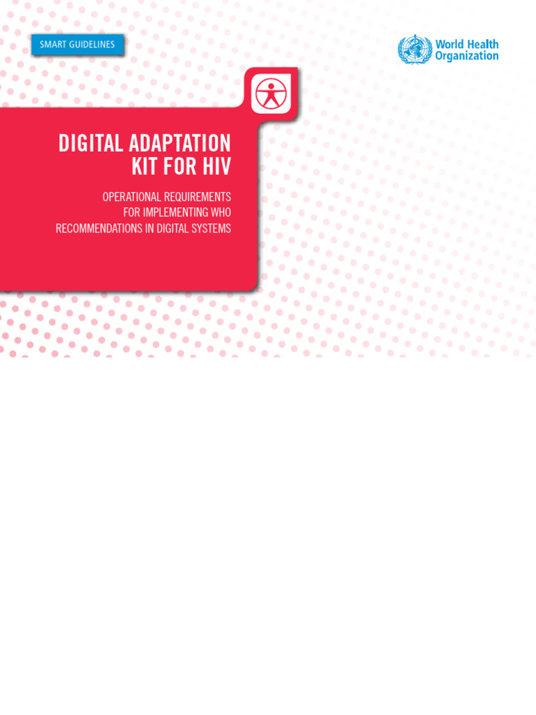 Digital Adaptation Kit For Hiv: Operational Requirements For ...