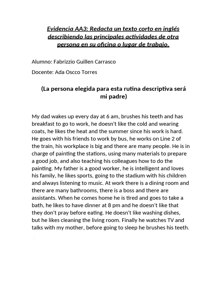 Aa3 Ingles Semana 12 | PDF