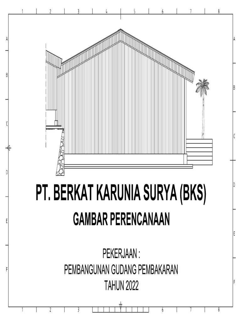 Project Pembangunan Gudang Pembakaran Pt. Bks | PDF