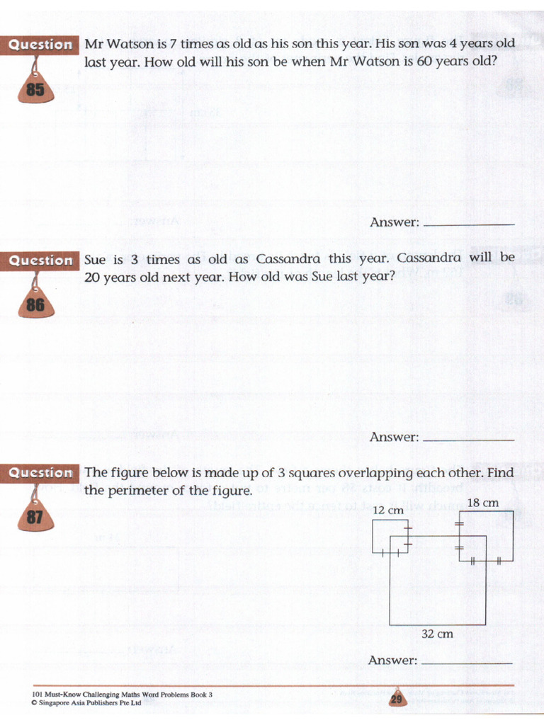 Word Problems | PDF