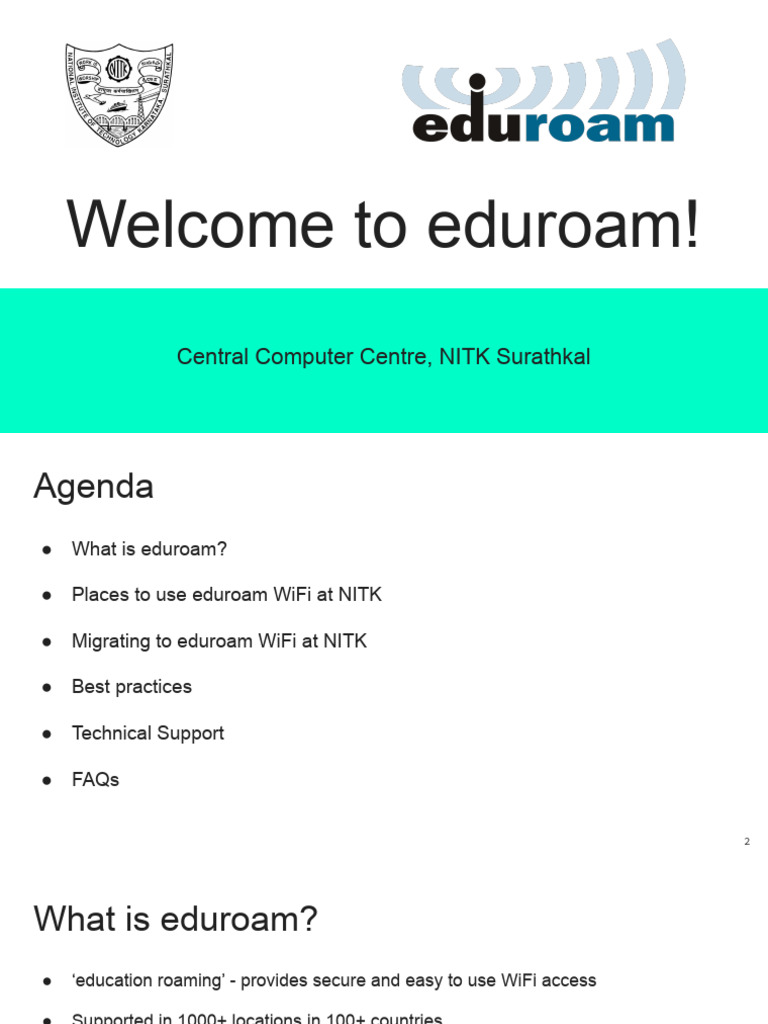 Eduroam WiFi | PDF