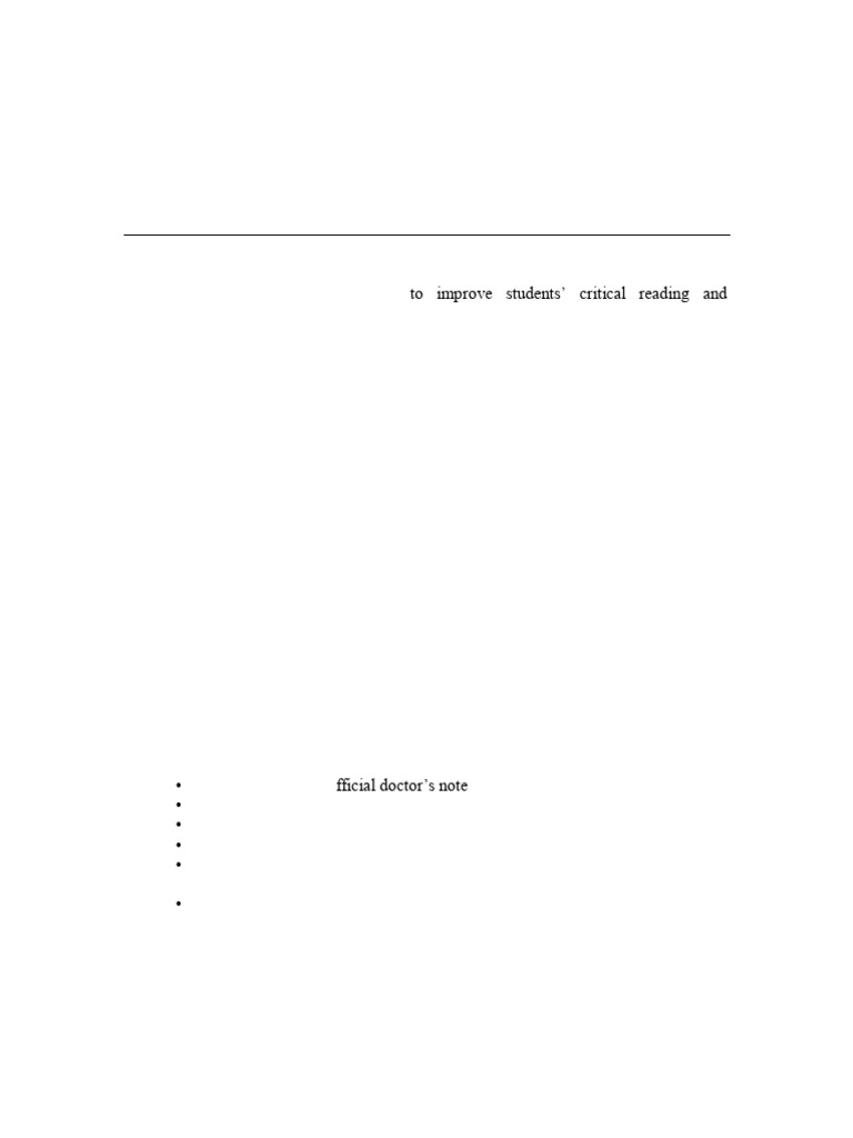 Advanced English Reading Syllabus | PDF | Reading Comprehension ...