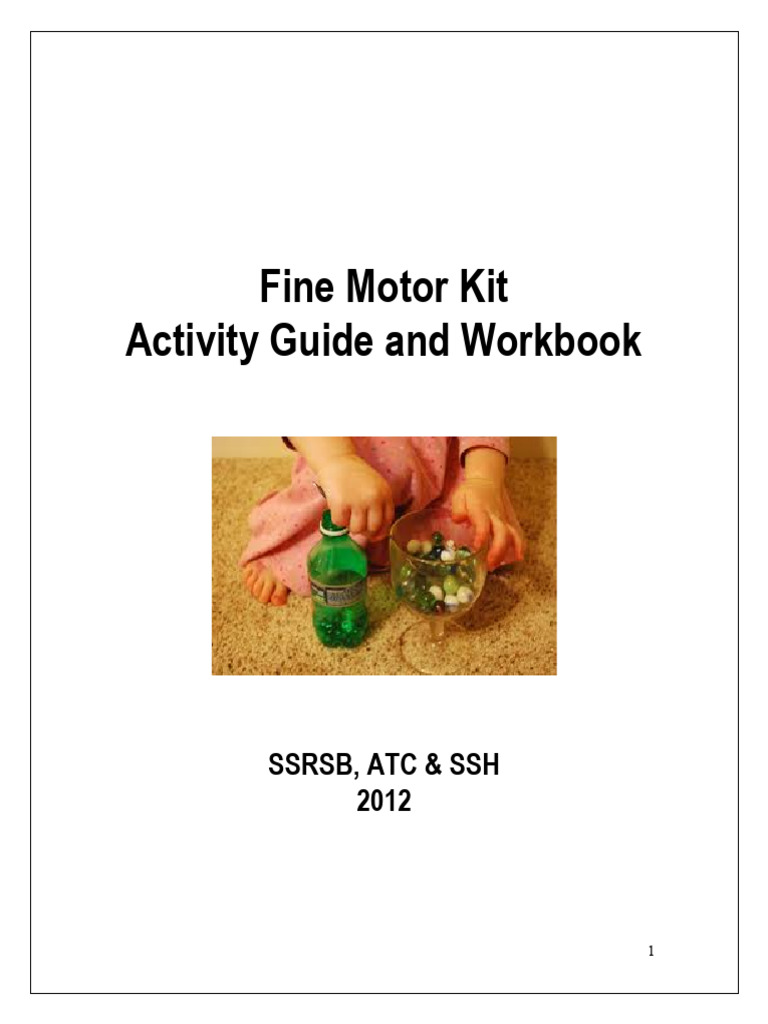 Fine Motor Reference Book | PDF