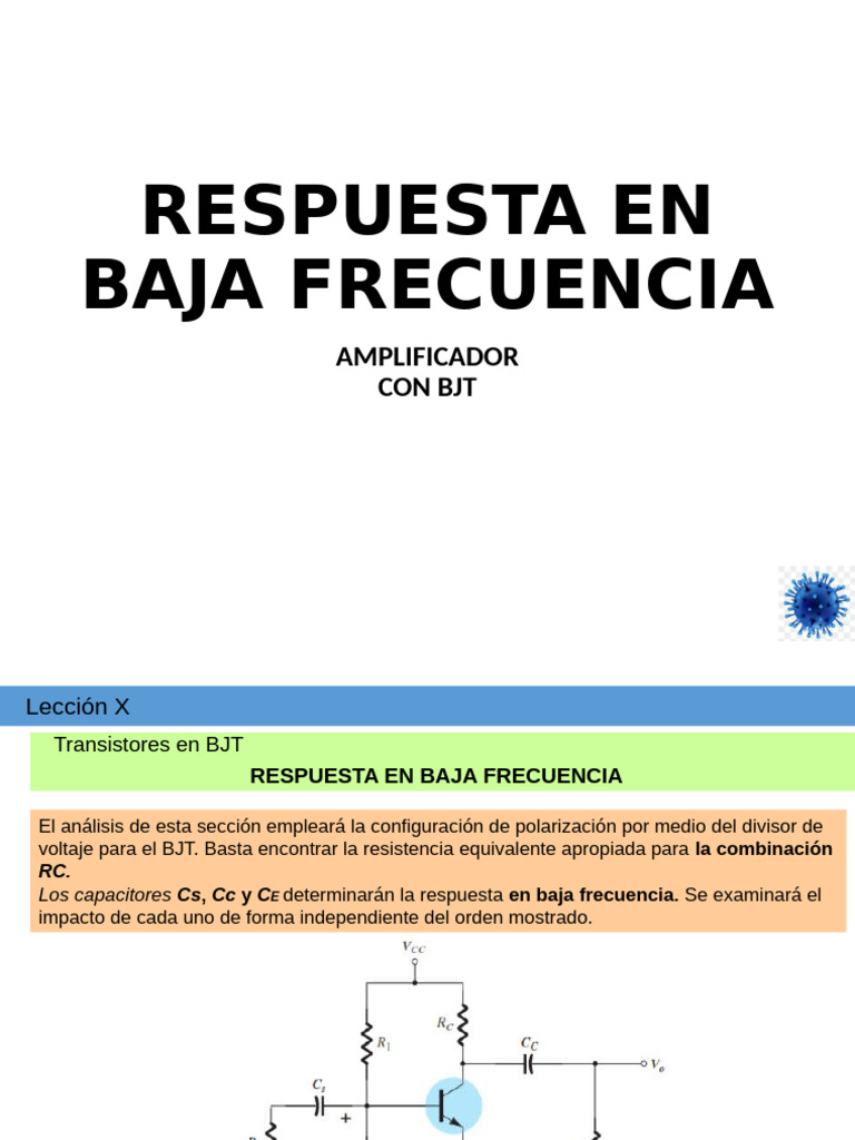 3.2 - Respuesta en Baja Frecuencia | PDF