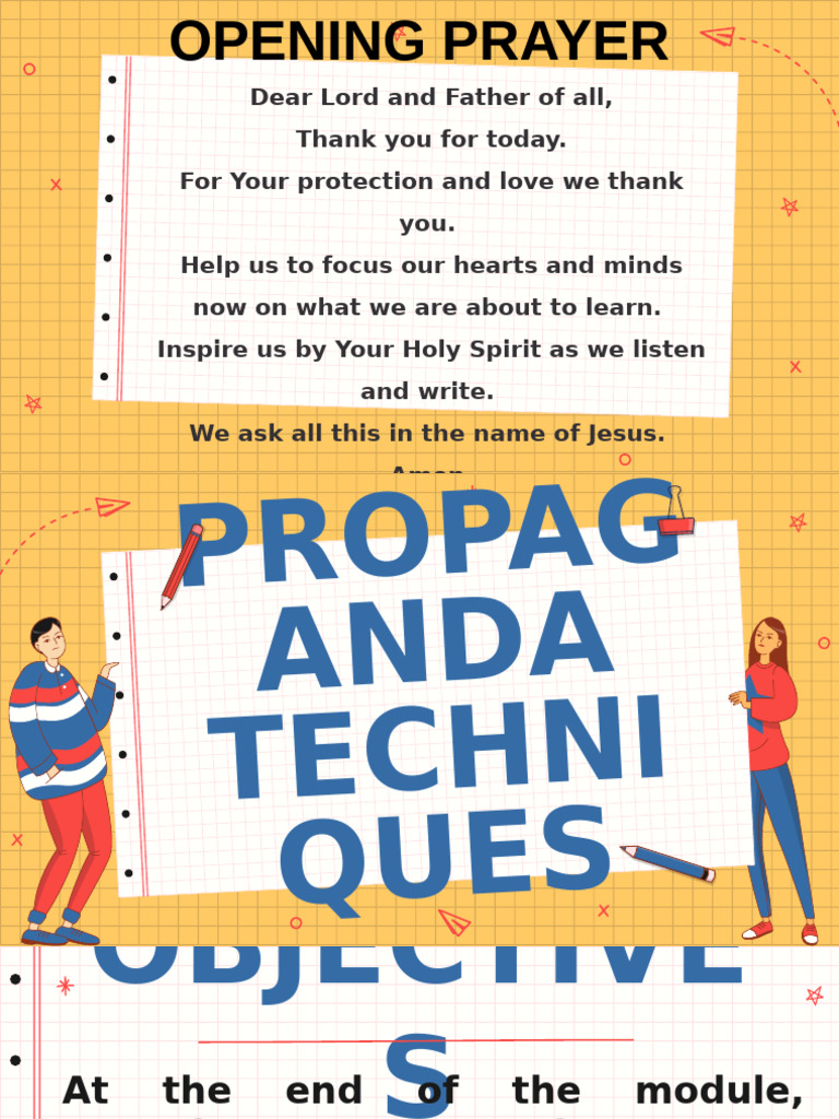 Eng8 Propaganda Techniques | PDF