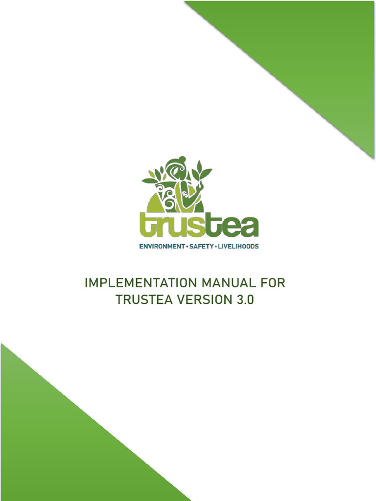 Trustea V3 Implementation Guideline130724 | PDF