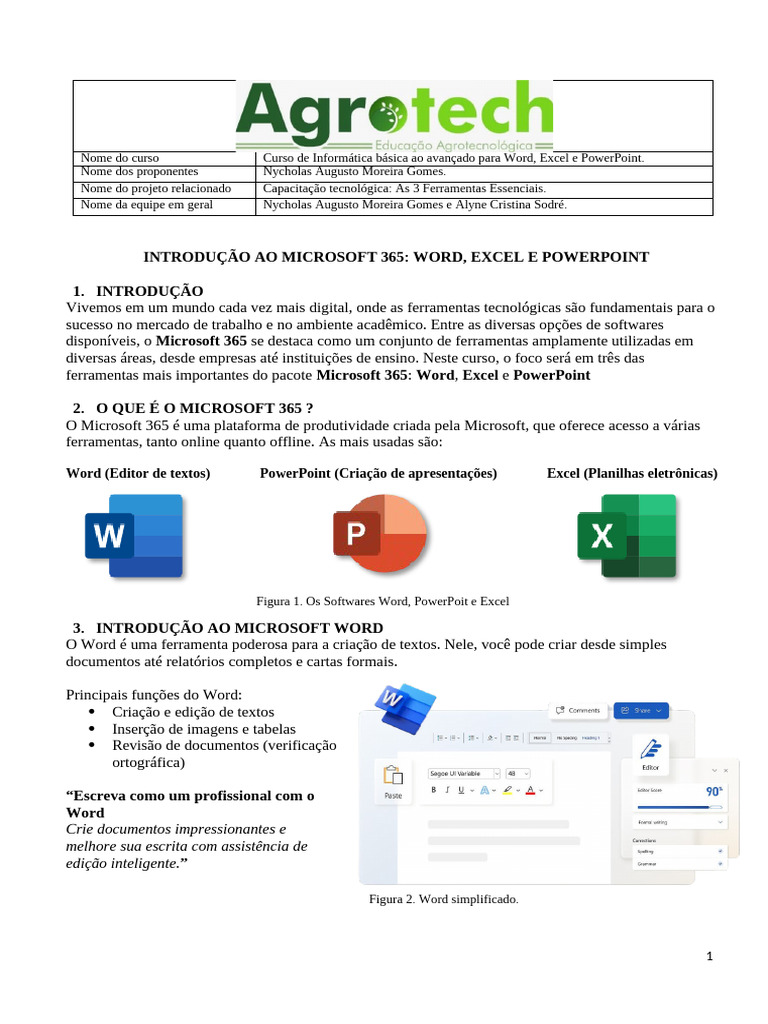 Apostila Do Curso de Microsoft 365 | PDF
