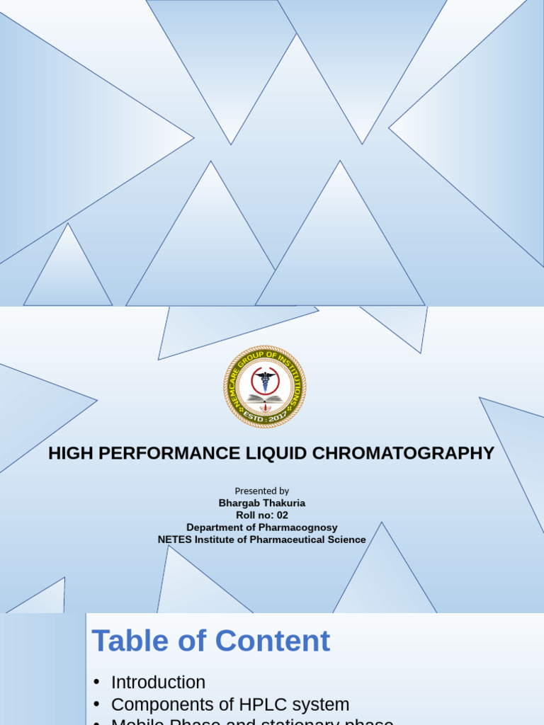 HPLC | PDF