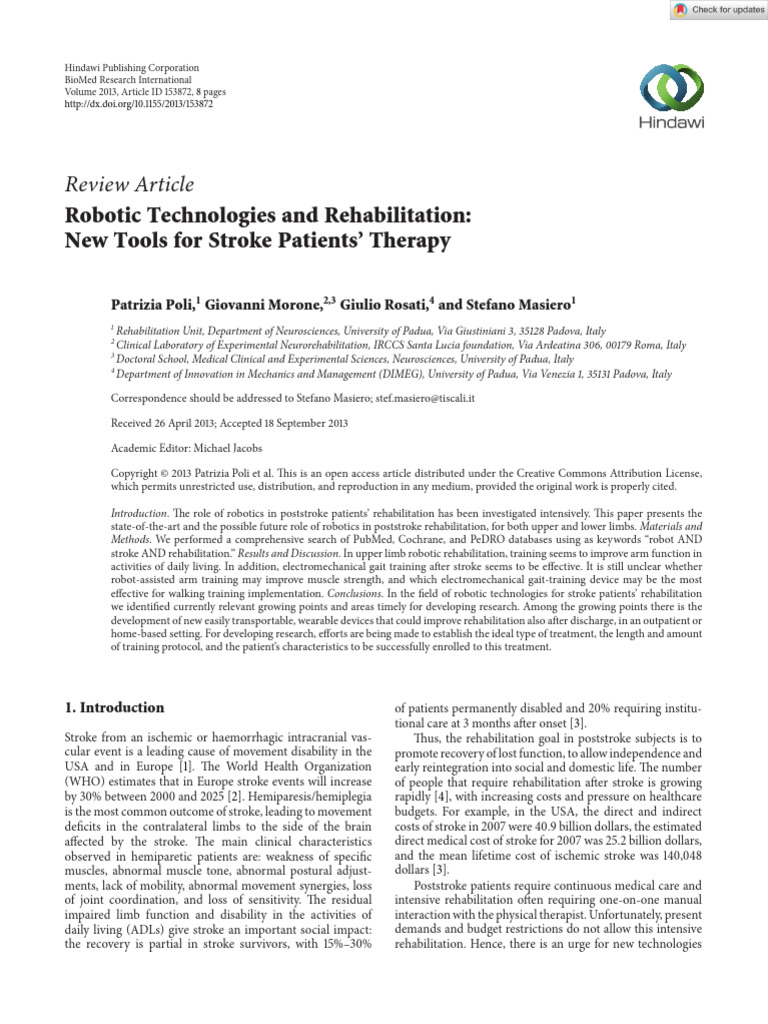 BioMed Research International - 2013 - Poli - Robotic Technologies and ...