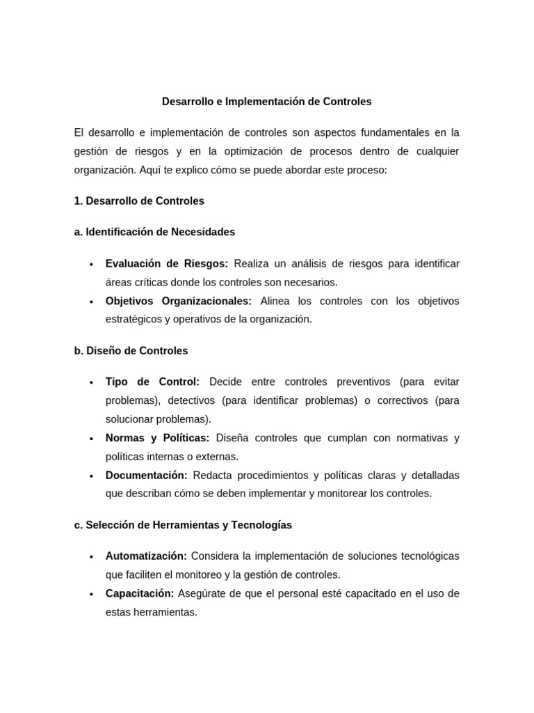 Desarrollo e Implementación de Controles 201908531 Karla Martinez | PDF