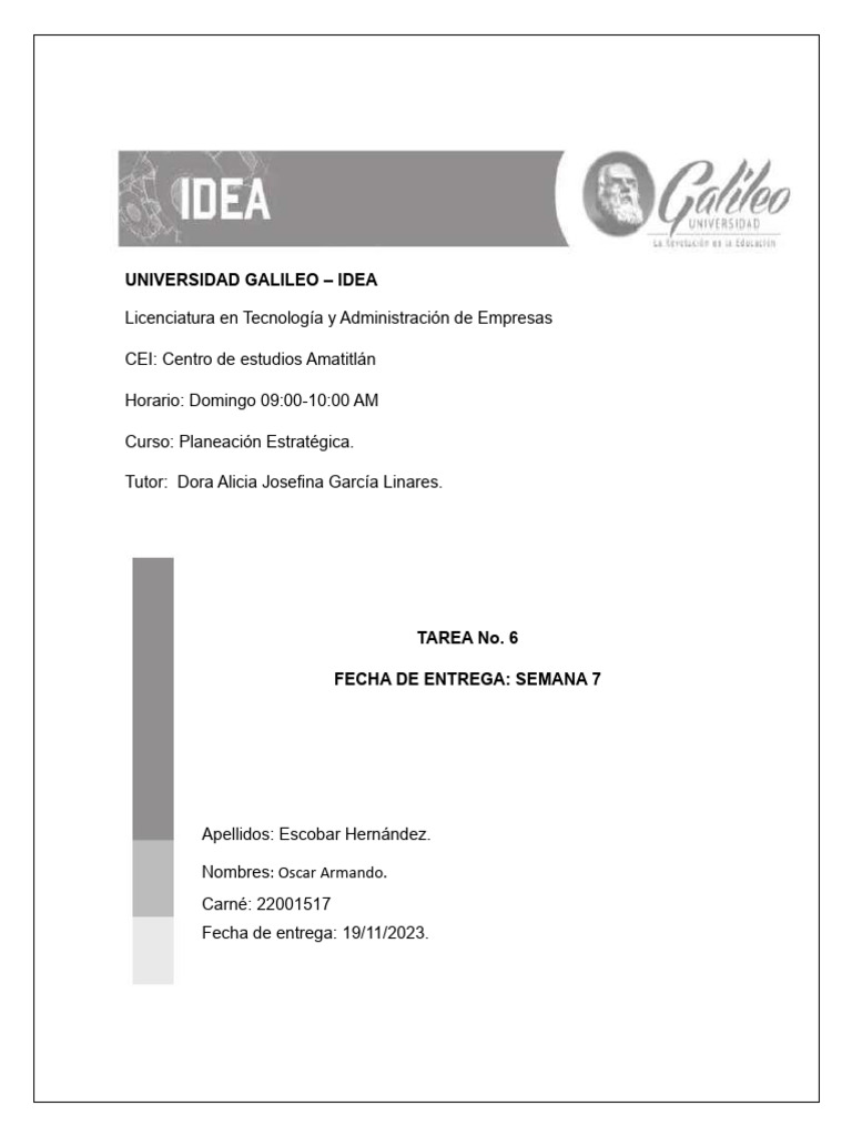 Tarea 6 Sem 7 | PDF