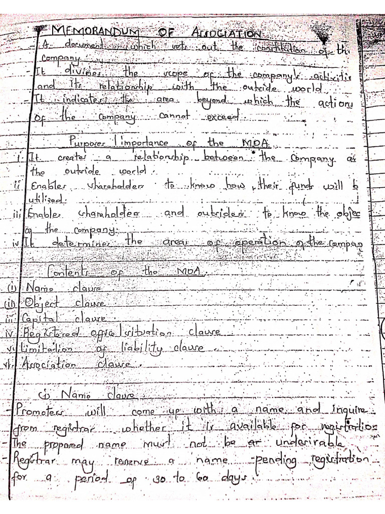 MOA | PDF