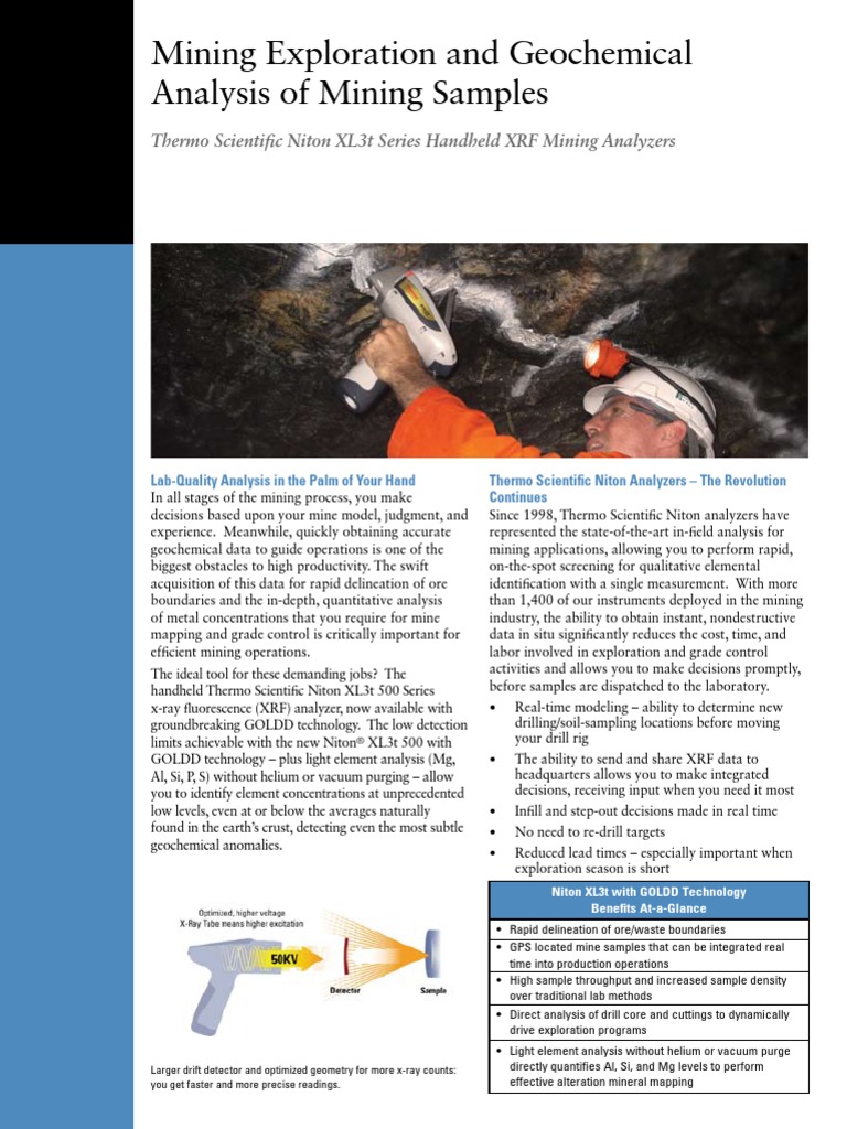 Mining Exploration & Geochemical Analysis of Mining Samples With A ...