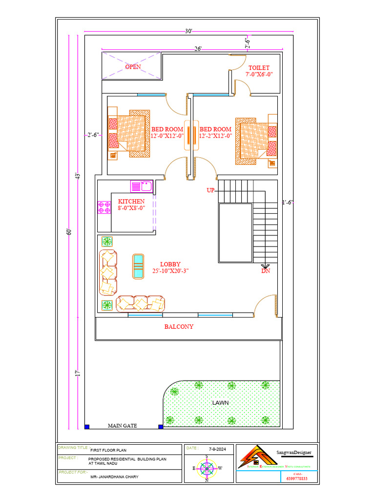 FIRST FLOOR FINAL PLAN | PDF