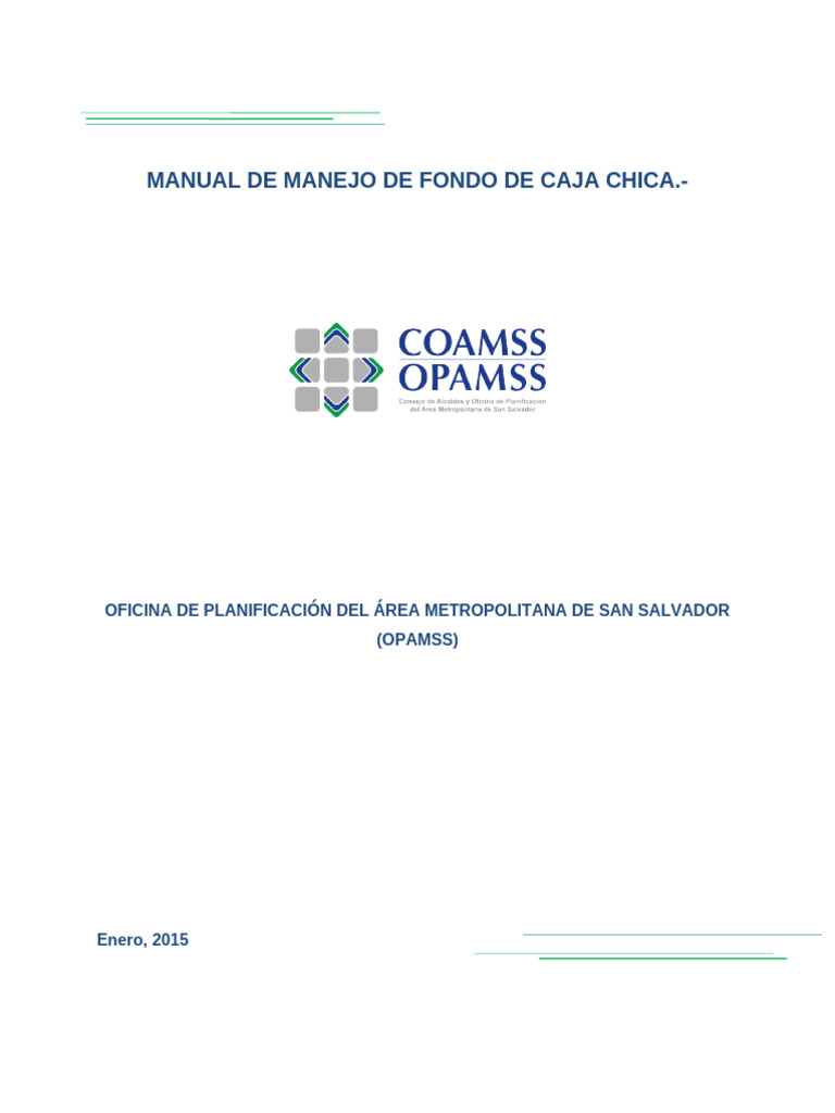 Procedimiento Manejo de Fondos de Caja Chica | PDF