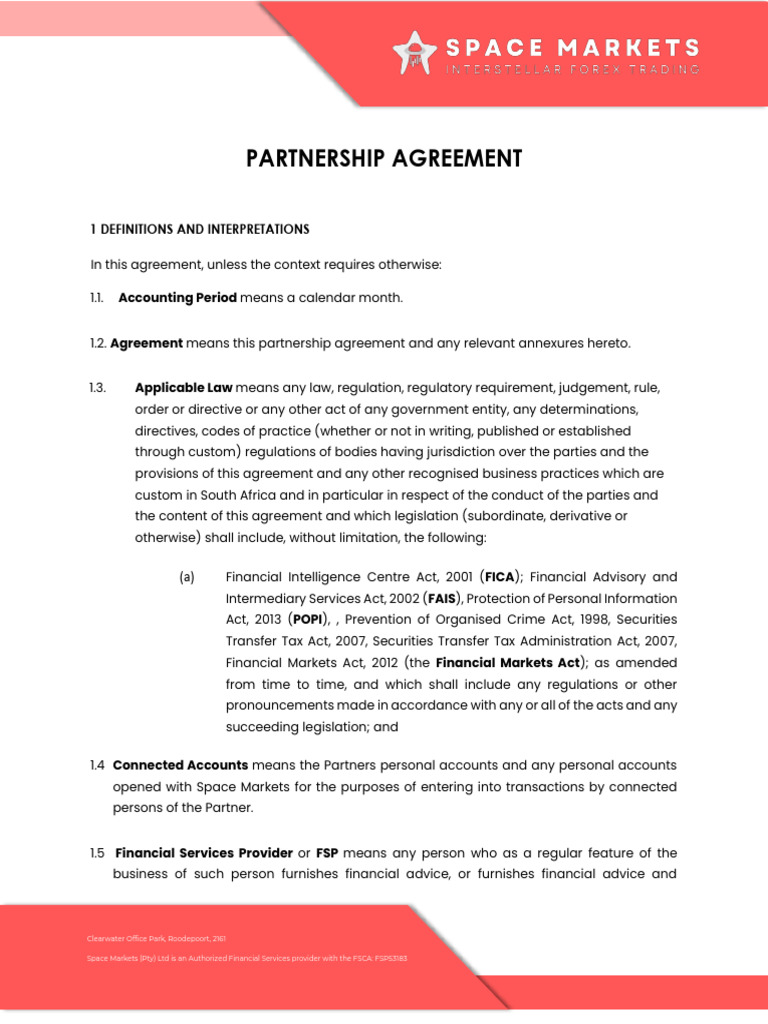 Partner Agreement | PDF