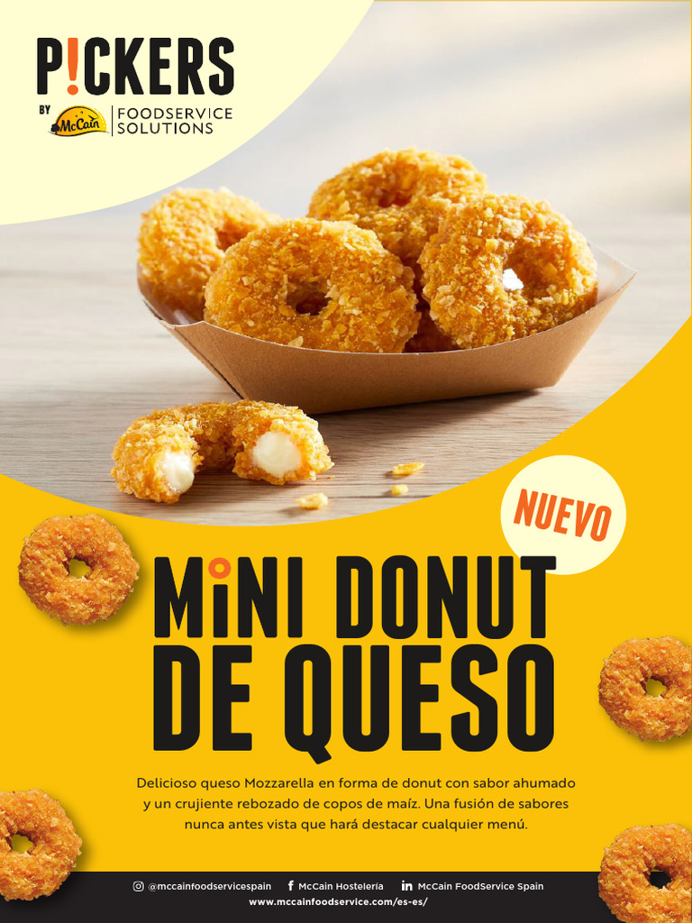 Donut de Queso Mozzarella Ahumado | PDF | Cocina, comidas y vino