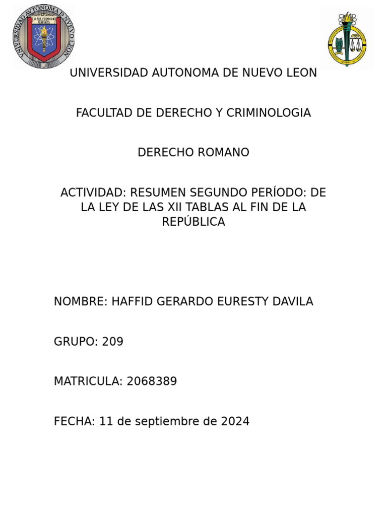 HGED_RESUMEN_SEGUNDO PERIODO | PDF