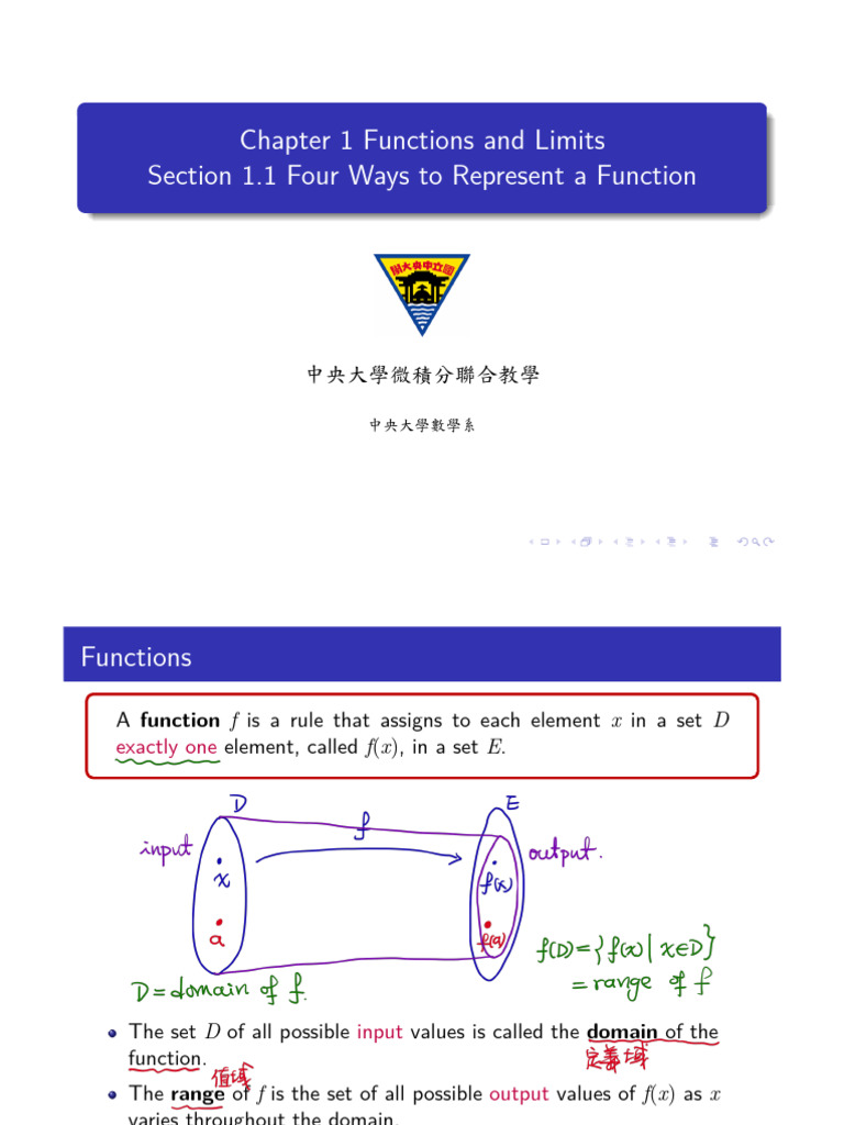 Calculus 1.1 United | PDF