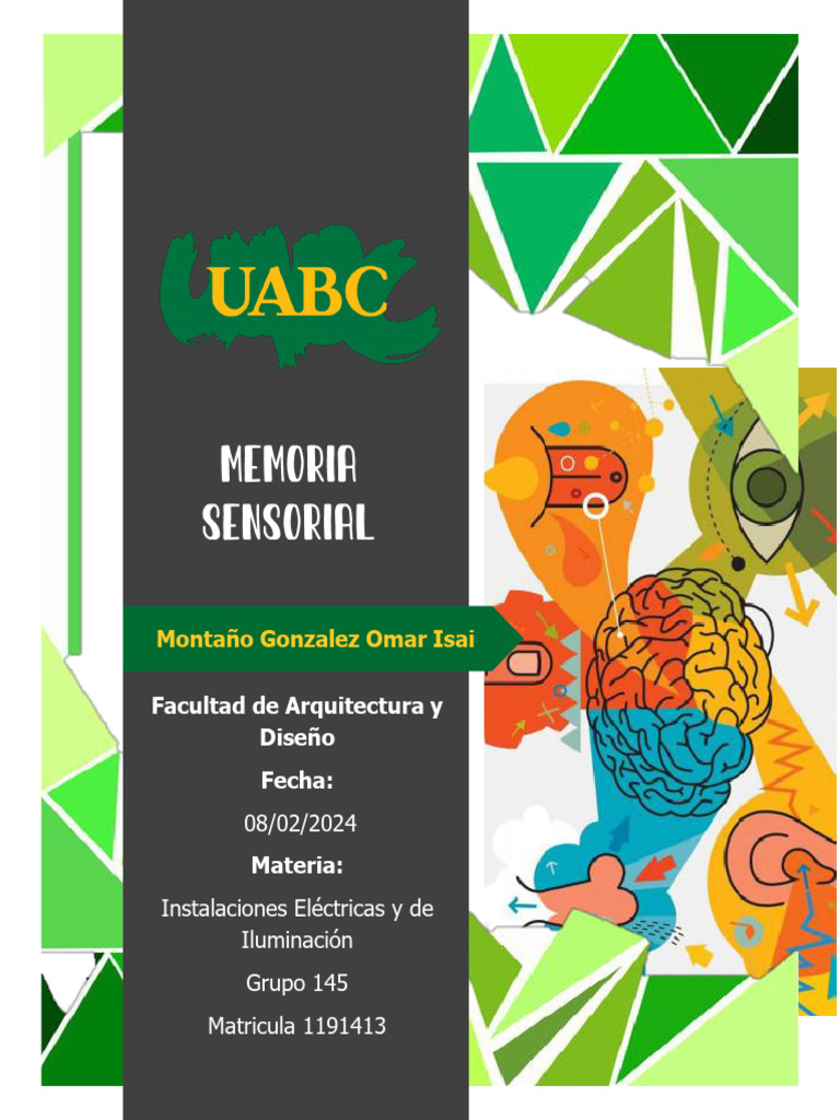 Memoria Sensorial | PDF