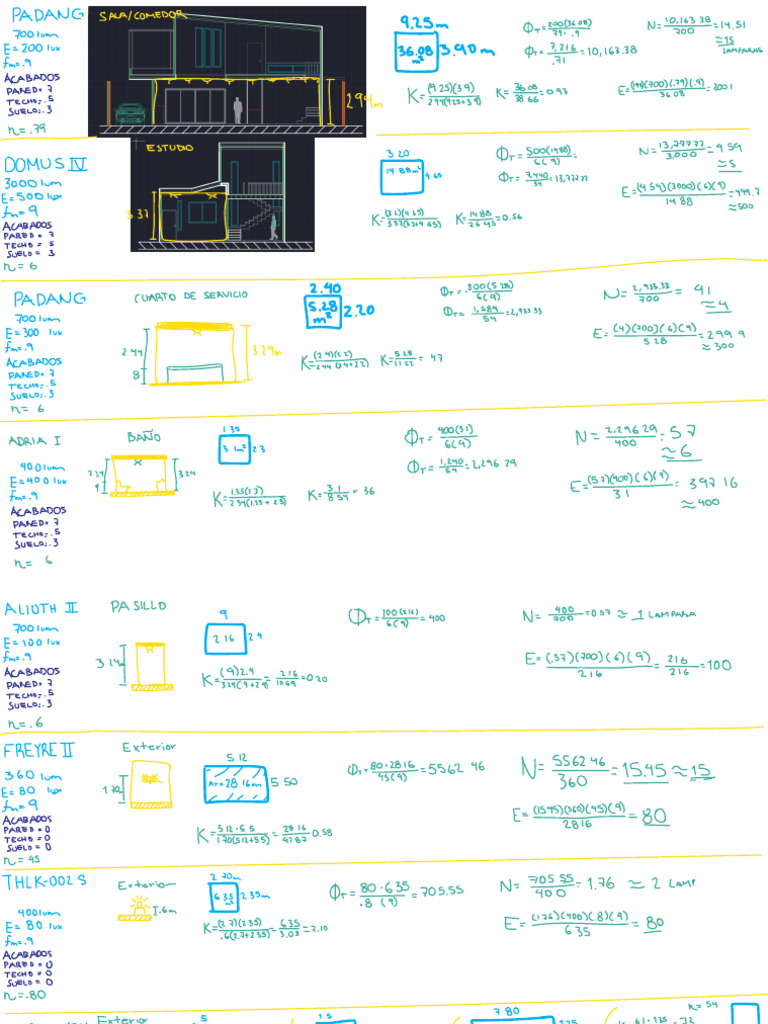 Calculos Totales | PDF