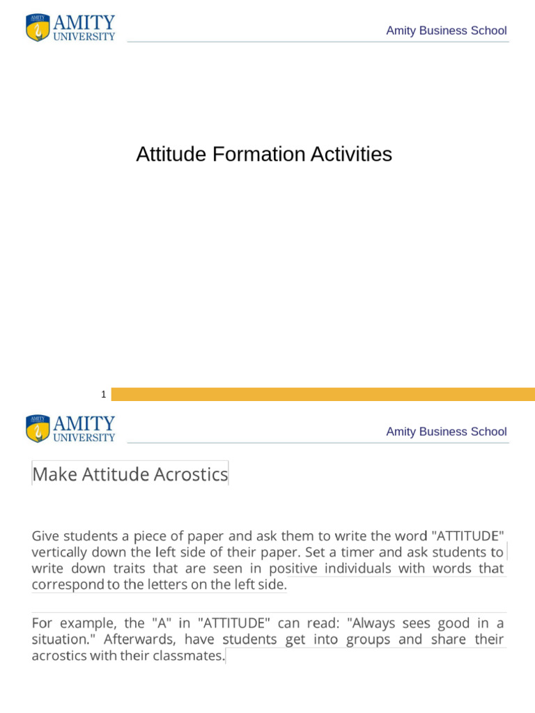 Attitude Formation | PDF | Optimism | Psychology
