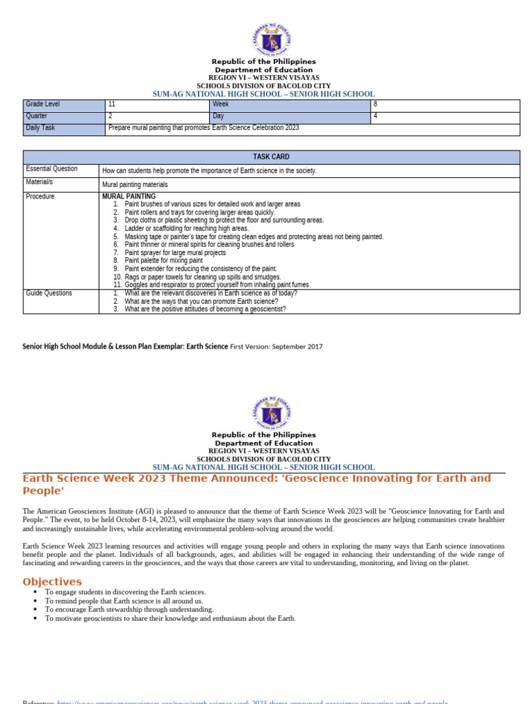 Q2 Performance Task - Culminating Activity | PDF