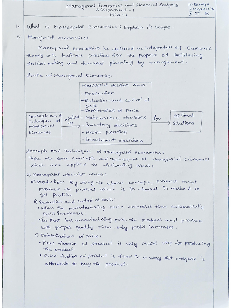 1274 MEFA Assignment 1 | PDF