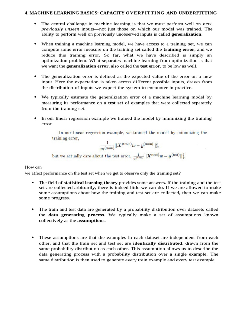 4.machine Learning Basics (C) | PDF | Errors And Residuals | Computers