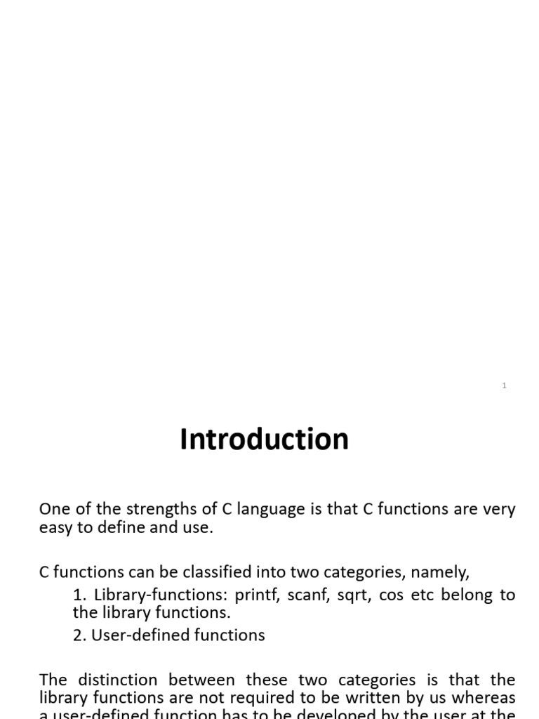 User-Defined Functions | PDF