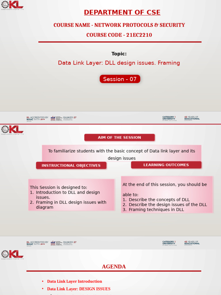 S7-DLL Design Issues and Framing New | PDF
