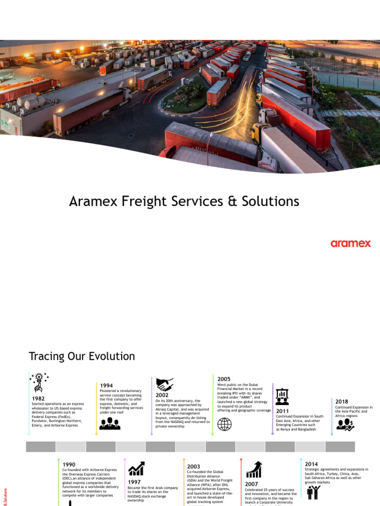 Aramex Freight - Profile | PDF