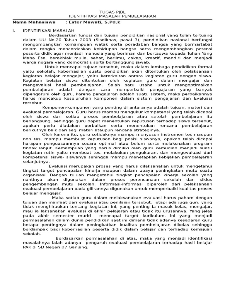 PJBL Modul 7 (Ester Mawati) | PDF