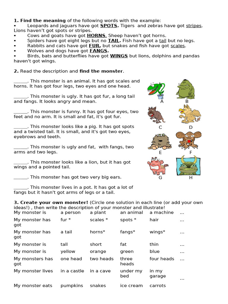 halloween-monsters-description-fun-activities-games_10411 | PDF
