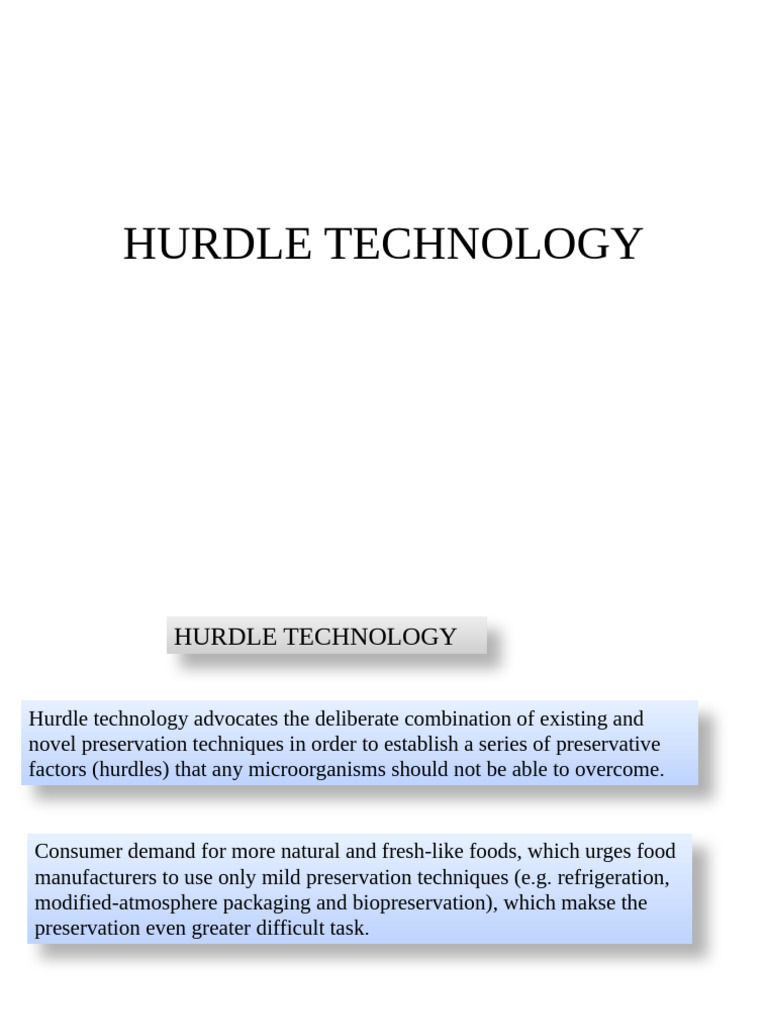 Hurdle Technology | PDF