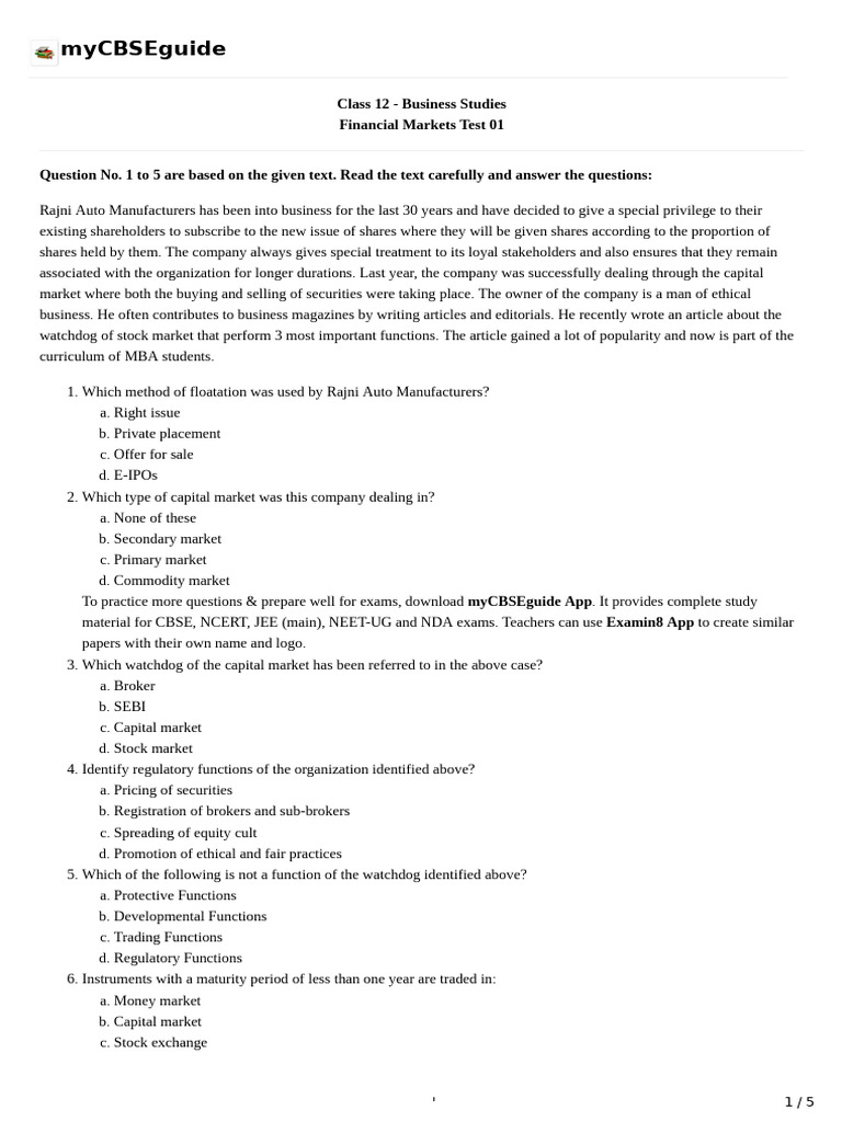 AK BST 10 TEst | PDF