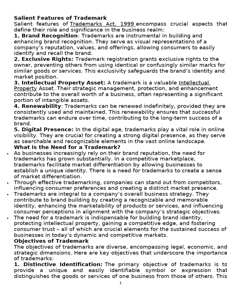 Trademark | PDF