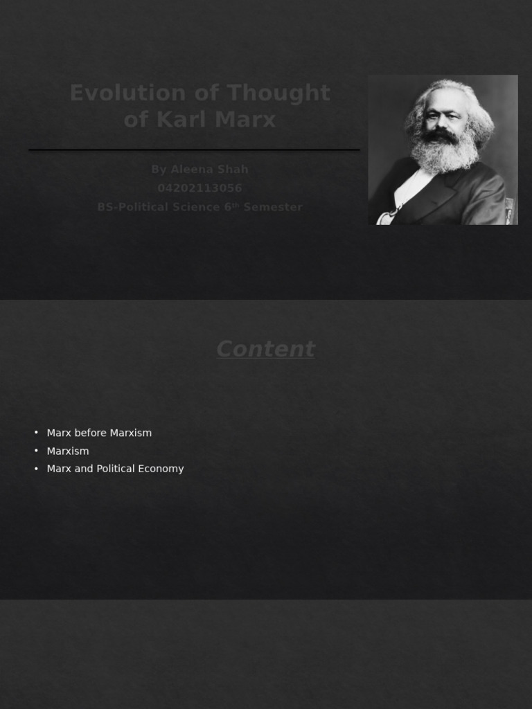Marx's Philosophical Evolution Explained | PDF | Karl Marx | History